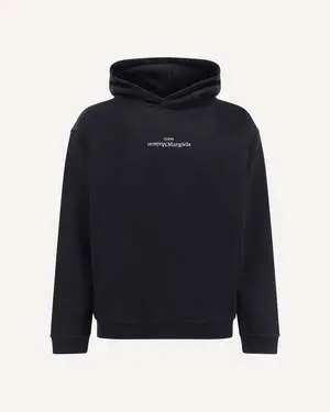 MARGIELA Maison Cotton Oversized Hooded Sweatshirt