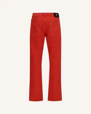 Versace Straight-leg Cotton Denim Jeans