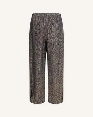 Giorgio Armani Chevron Jacquard Viscose Trousers