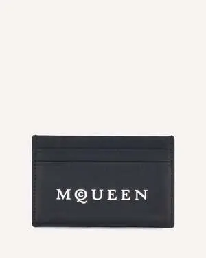 Alexander McQueen Logoed Card Holder - Black
