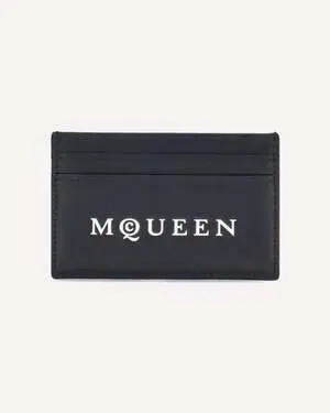 Alexander McQueen Logoed Card Holder - Black