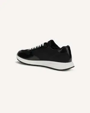Prada Prax 01 Sneakers In Re-nylon And Brushed Leather - Black