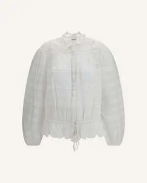 MARANT ETOILE Marant Étoile Polly Blouse With Embroidered Details