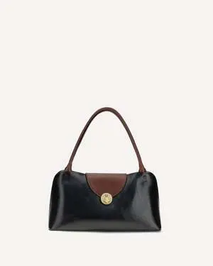Versace Vivian Medium Shoulder Bag - Black