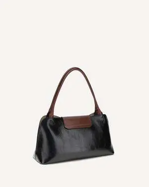 Versace Vivian Medium Shoulder Bag - Black