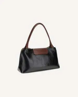 Versace Vivian Medium Shoulder Bag - Black