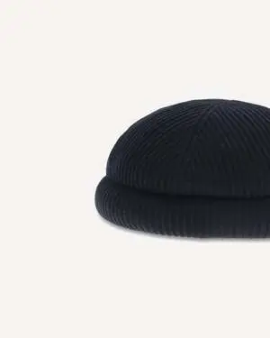 Loro Piana Ribbed Wool Beanie