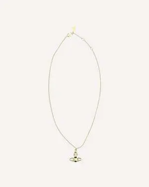 VIVIENNE WESTWOOD Grace Bas Relief Necklace With Crystal Embellished Pendant - Gold