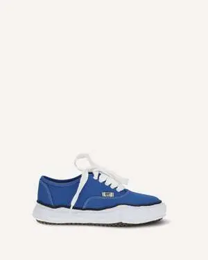 Mihara Yasuhiro Cotton Lace-up Sneakers - Blue