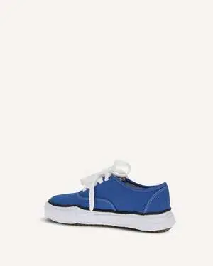 Mihara Yasuhiro Cotton Lace-up Sneakers - Blue