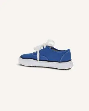 Mihara Yasuhiro Cotton Lace-up Sneakers - Blue