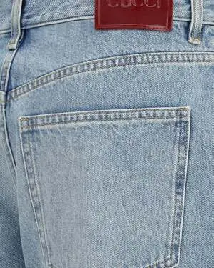 Gucci Cotton Jeans - Blue
