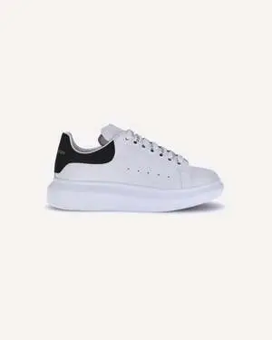 Alexander McQueen Leather Platform Sneakers - White