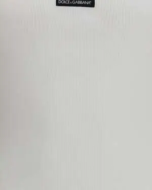Dolce & Gabbana Cotton Ribbed Tank Top