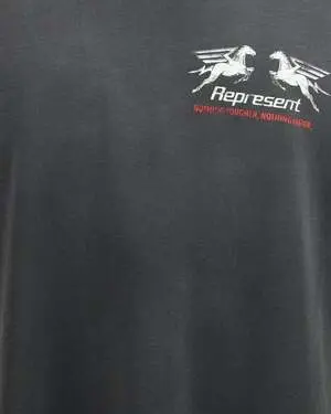 REPRESENT 24 Hour Service Graphic T-shirt Mae - Grey