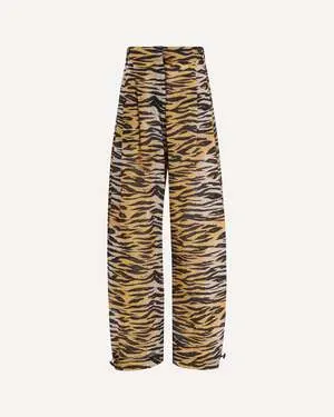 Pinko Raw Edge Hem Pants For Women