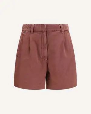 Brunello Cucinelli Linen Shorts - Brown