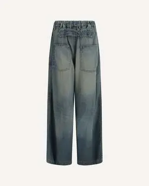 Mihara Yasuhiro Light Denim Wide Leg Pants
