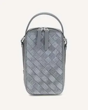 Bottega Veneta Woven Phone Case - Light Blue