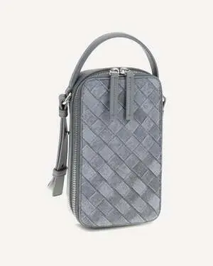 Bottega Veneta Woven Phone Case - Light Blue