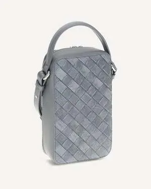 Bottega Veneta Woven Phone Case - Light Blue