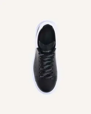 Alexander McQueen Leather Platform Sneakers - Black