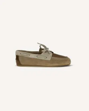 Miu Miu Leather And Suede Loafers