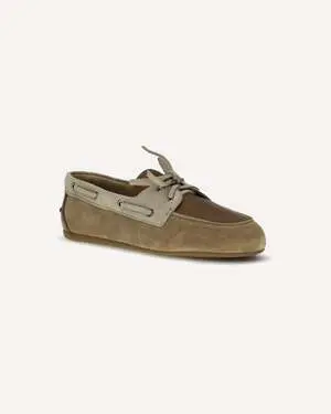 Miu Miu Leather And Suede Loafers