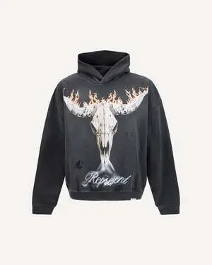 REPRESENT British Cowboys Skull Graphic Hoodie