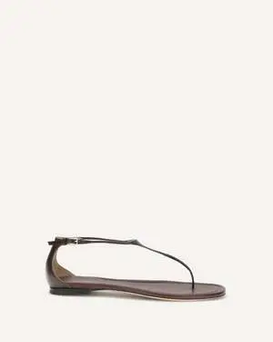 FRANCESCO RUSSO Thong Sandals - Bordeaux