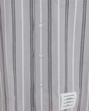 Thom Browne Madras Striped Armband Shirt