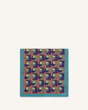 Miu Miu Geometric Print Scarf - Multicolour