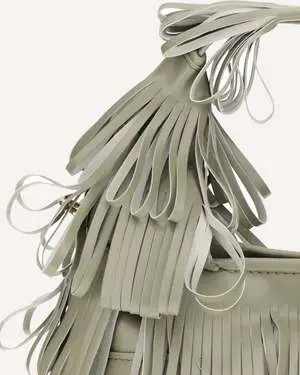 LA MILANESA Capucine Fringed Handbag