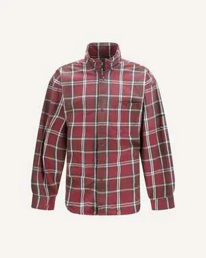 Balenciaga Zip Shirt In Cotton-bend Fanne Mae