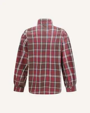 Balenciaga Zip Shirt In Cotton-bend Fanne Mae