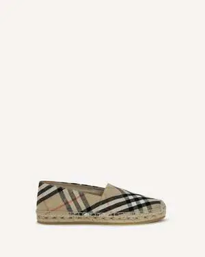 Burberry Mews Check Espadrilles - Multicolour
