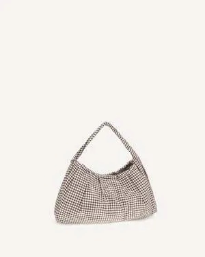 LA MILANESA Aralia Large Shoulder Bag - Brown