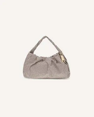 LA MILANESA Aralia Large Shoulder Bag - Brown