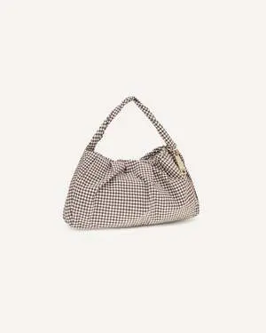 LA MILANESA Aralia Large Shoulder Bag - Brown