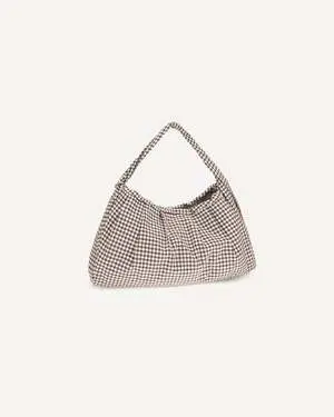 LA MILANESA Aralia Large Shoulder Bag - Brown