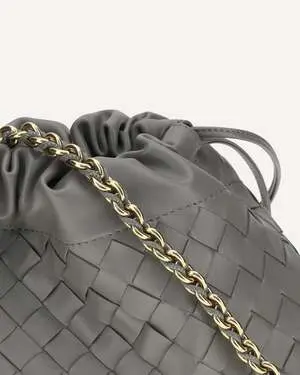Bottega Veneta Drawstring Pouch - Grey