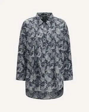 R13 Pintuck Drop Neck Shirt