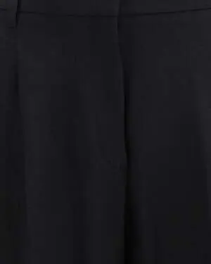 Max Mara Mstsumero Pants In Linen Batavia - Black