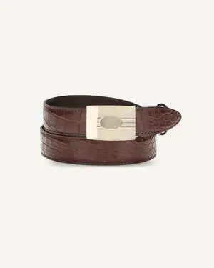 Brunello Cucinelli Alligator Belt