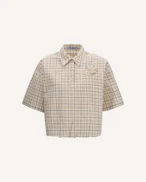 Prada Checked Poplin Shirt