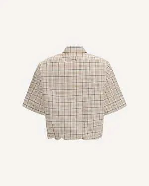 Prada Checked Poplin Shirt