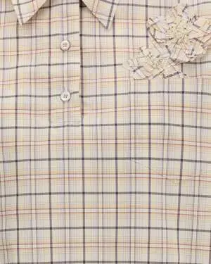 Prada Checked Poplin Shirt