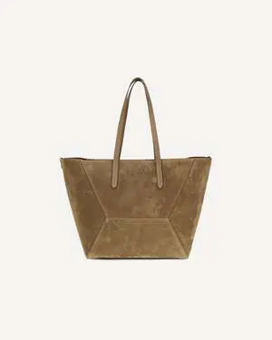 Brunello Cucinelli Suede Bc Tote Bag