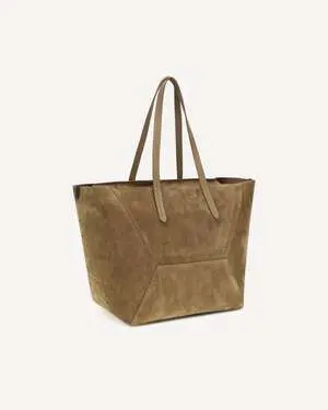 Brunello Cucinelli Suede Bc Tote Bag