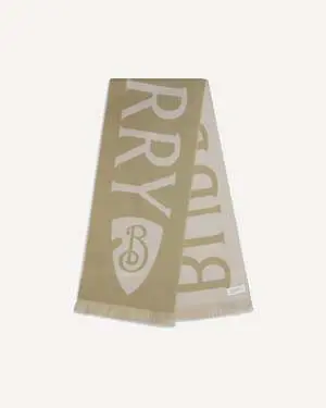 Burberry Logo Wool Scarf